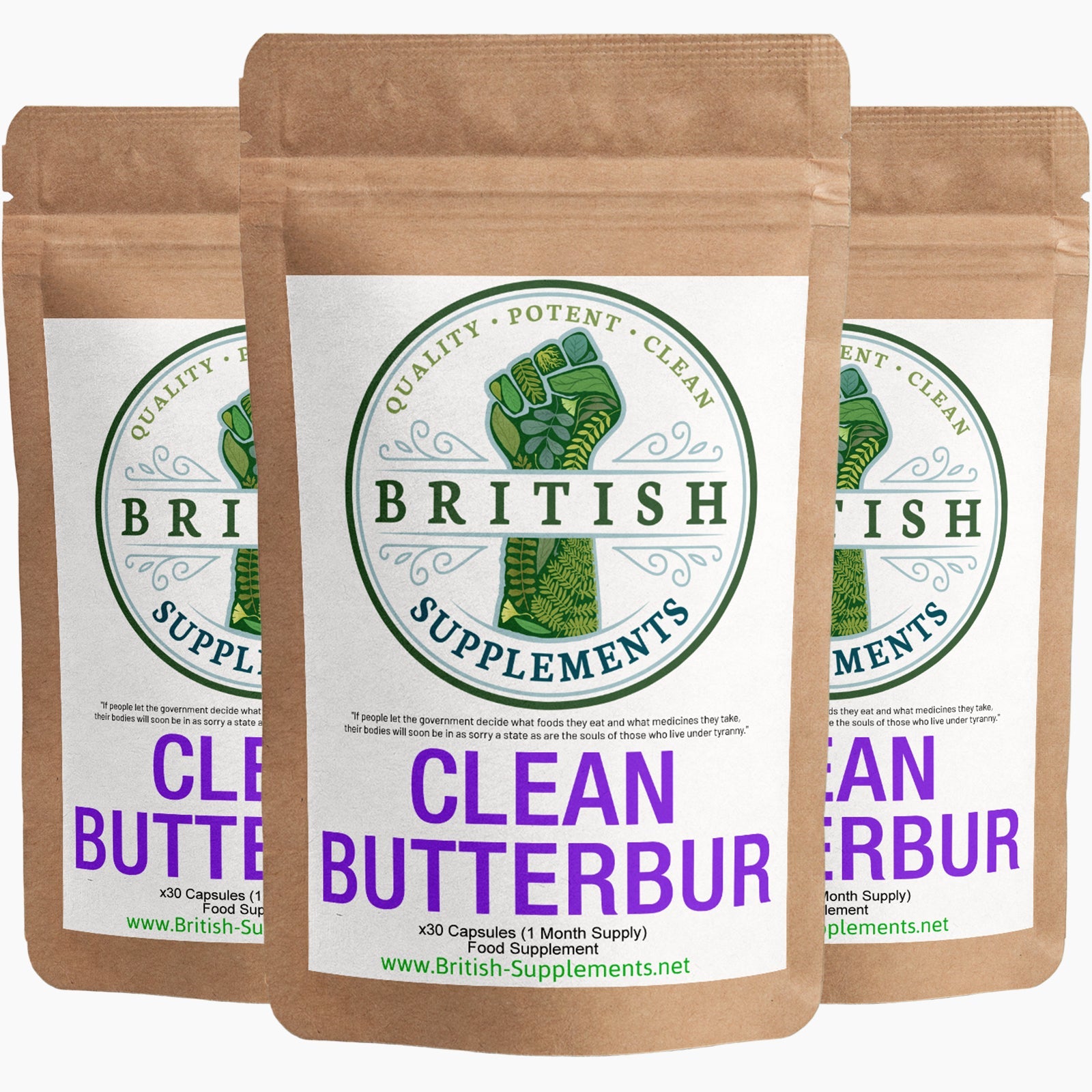 Clean Genuine Butterbur Supplement – British Supplements