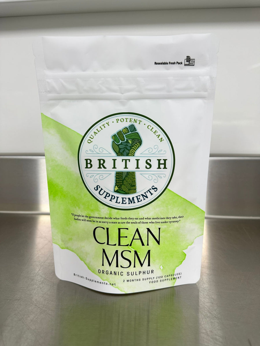Clean Genuine MSM Supplement – British Supplements