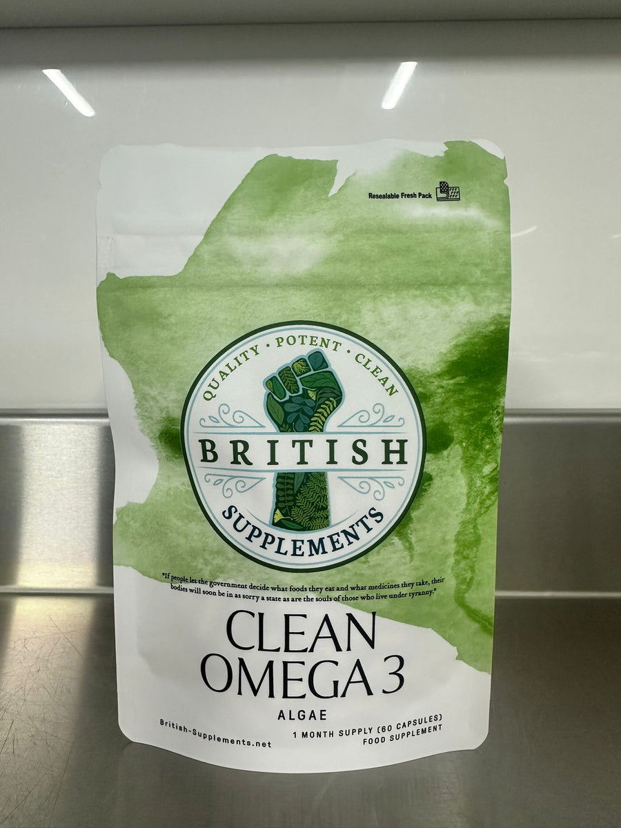 Clean Vegan Omega 3 Supplement – British Supplements