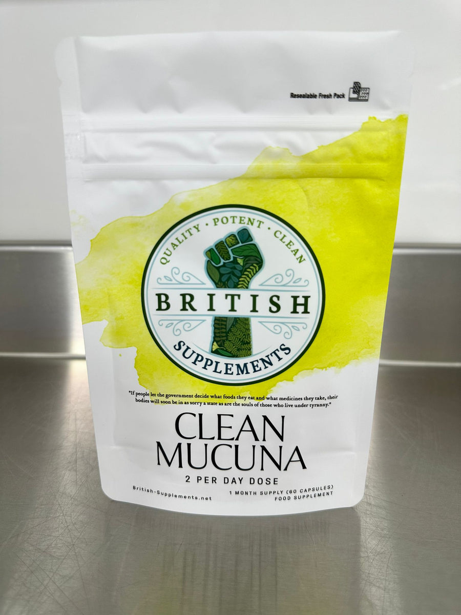 Clean Mucuna Supplements (half dose) – British Supplements