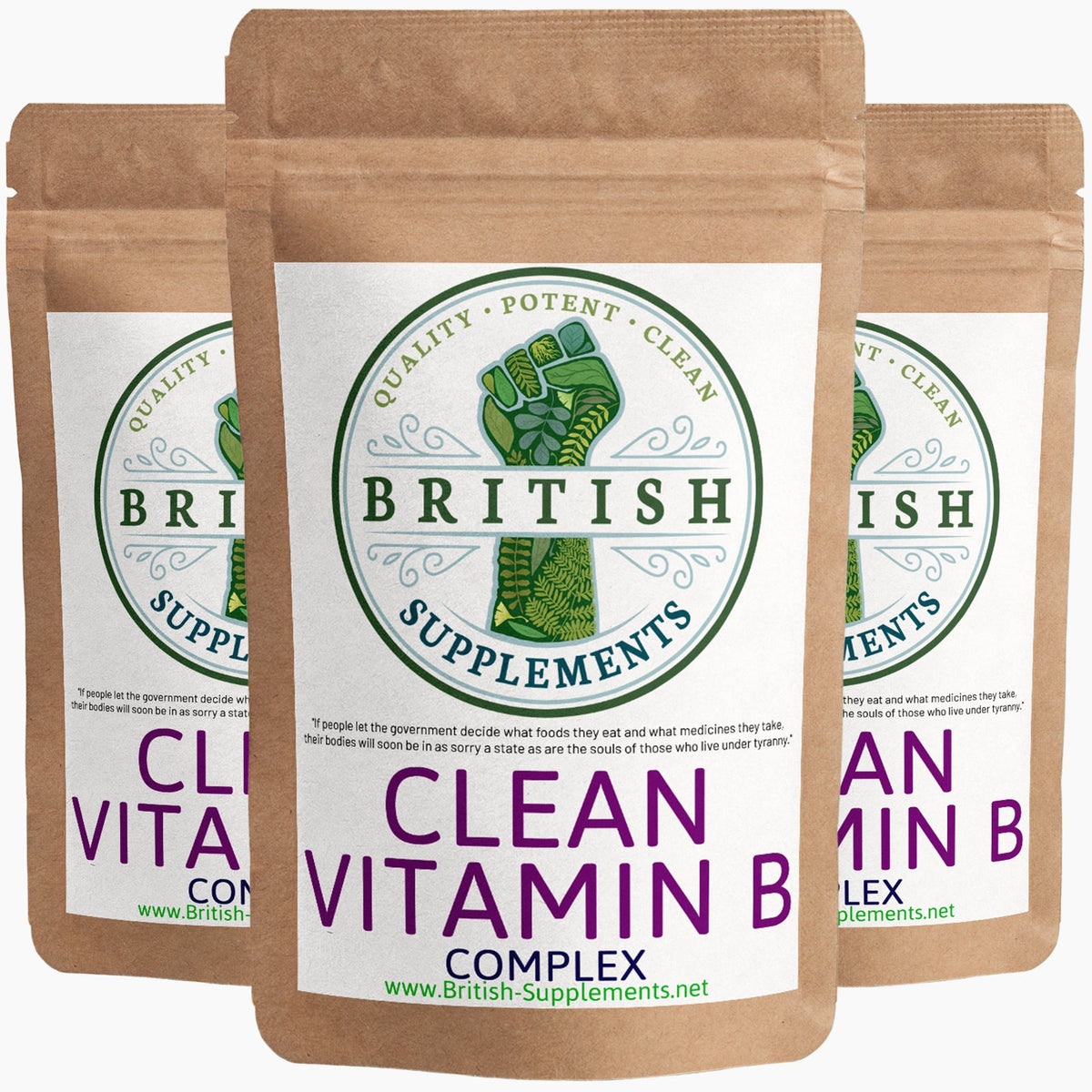 Clean Vitamin B Complex – British Supplements