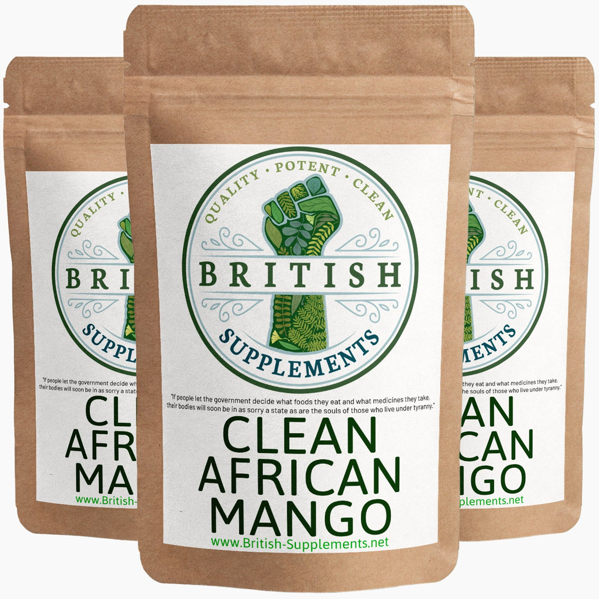 Clean Genuine African Mango Seed Extract 12,660mg – British Supplements
