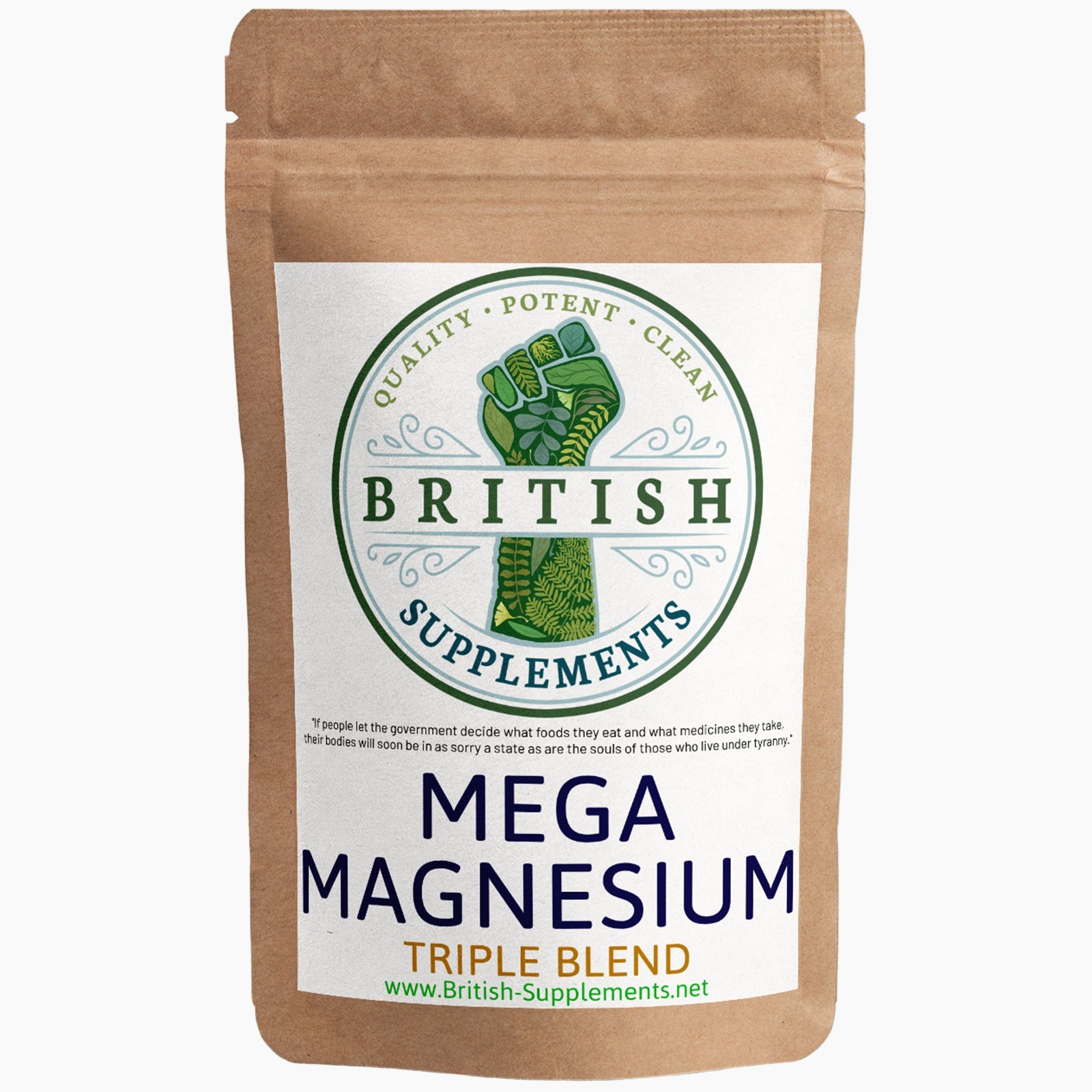 Clean Genuine Magnesium Supplement – British Supplements