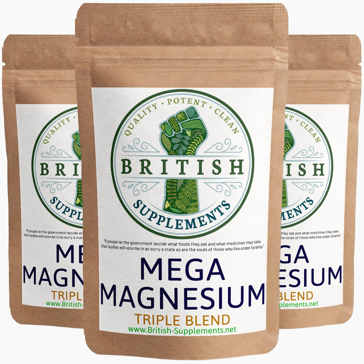Clean Genuine Magnesium Supplement – British Supplements