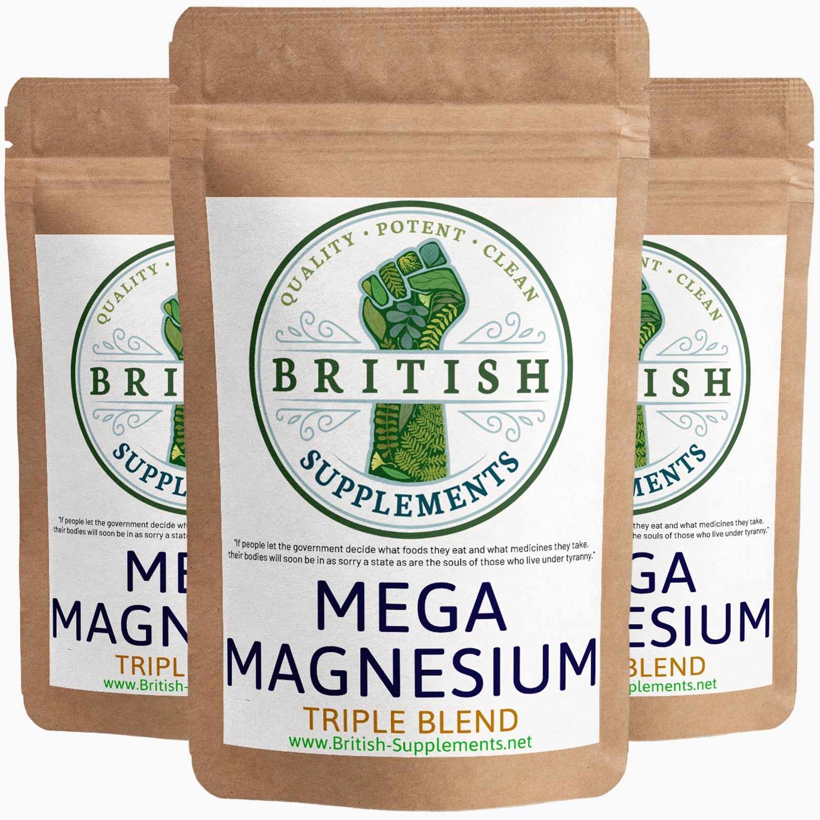 Clean Genuine Magnesium Supplement – British Supplements