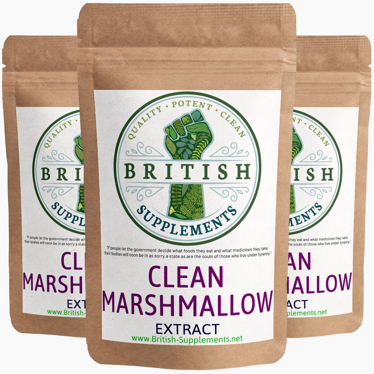 Clean Marshmallow Supplement 2,432mg – British Supplements