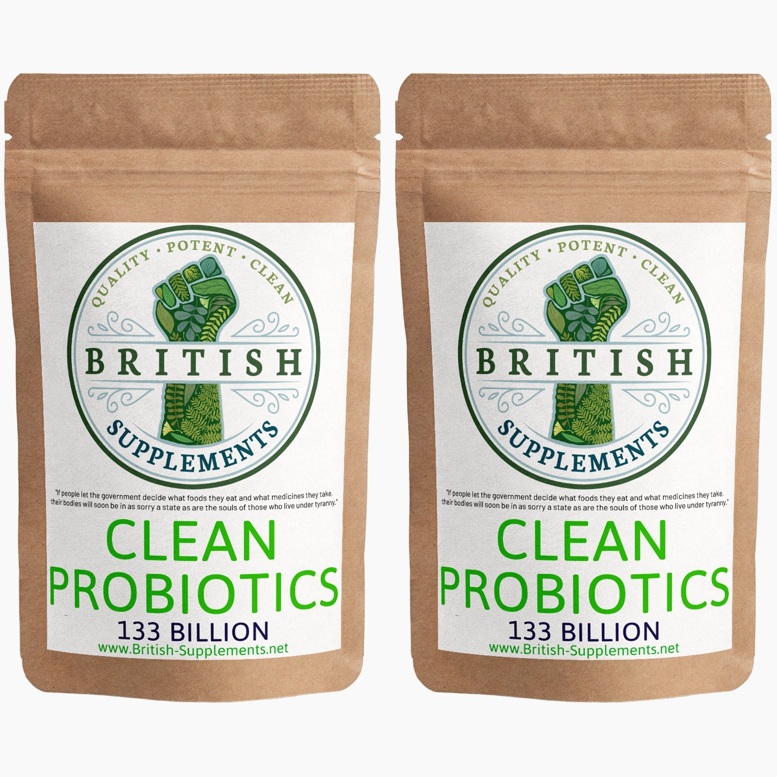 Clean Probiotics 133 Billion – British Supplements